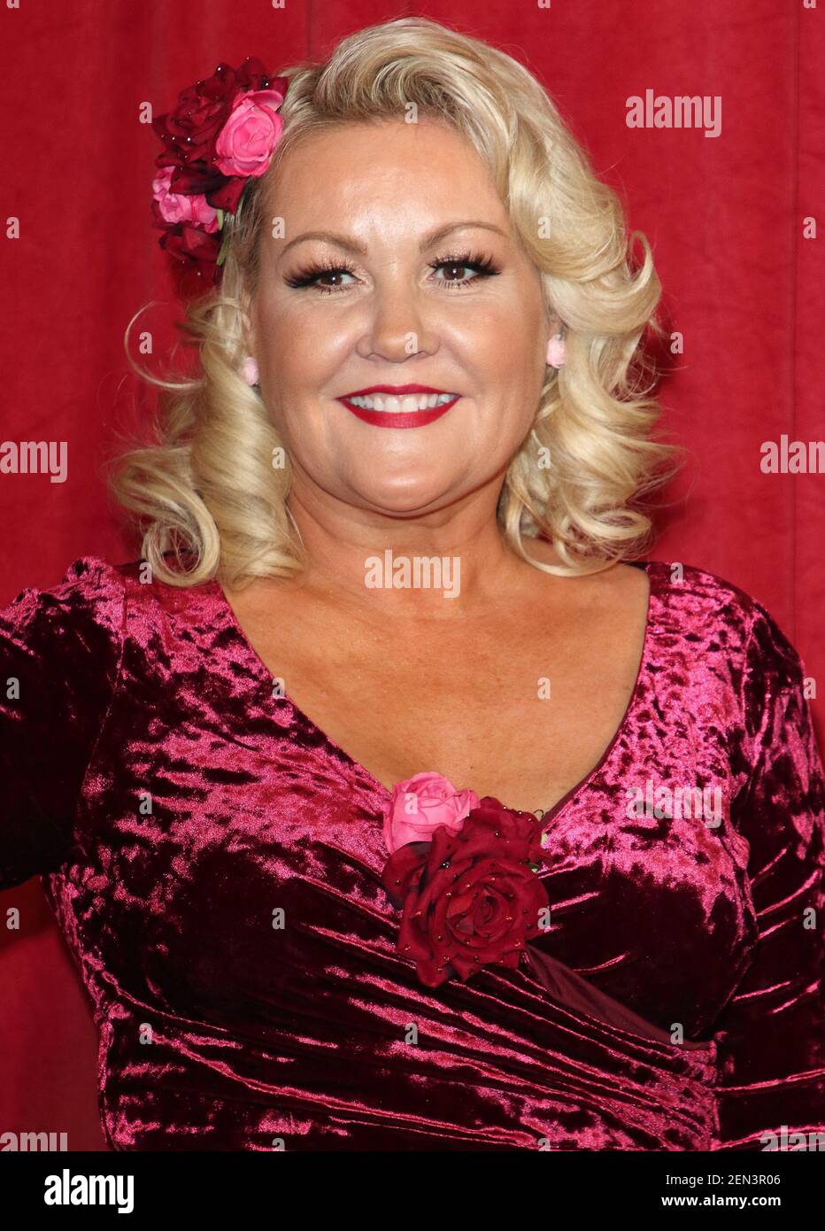 Alexandra Mardell arrives on the red carpet during The British Soap ...