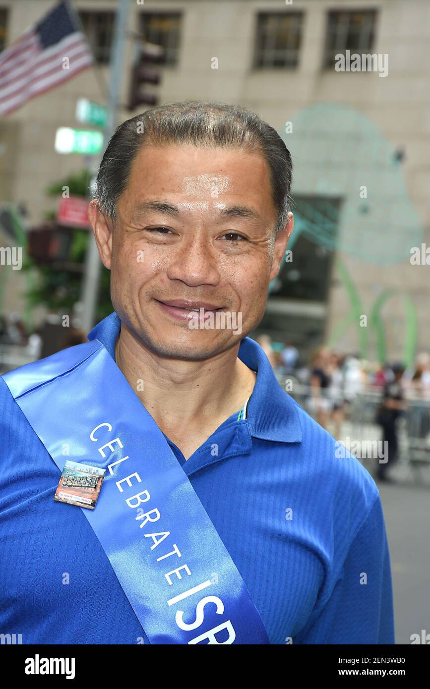 New York State Senator John C Liu attends the Celebrate Israel Parade ...