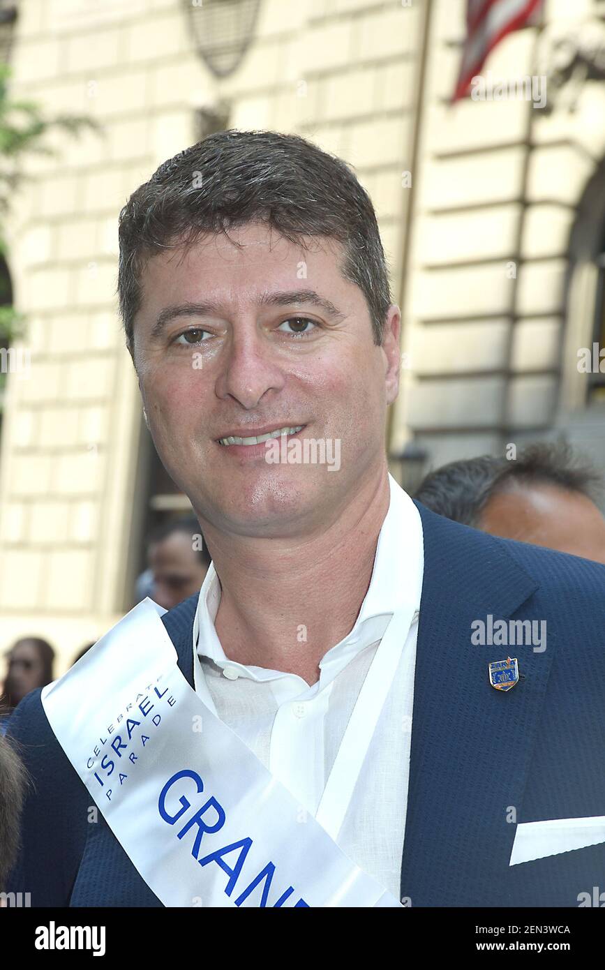 Grand Marshall Edward Mermelstein attends the Celebrate Israel Parade ...