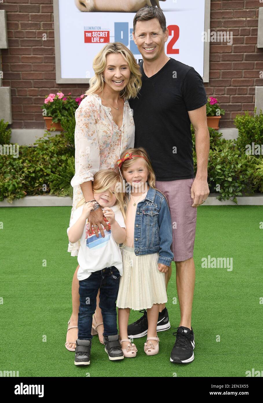Beverley Mitchell and Family at the Universal Pictures THE SECRET LIFE ...