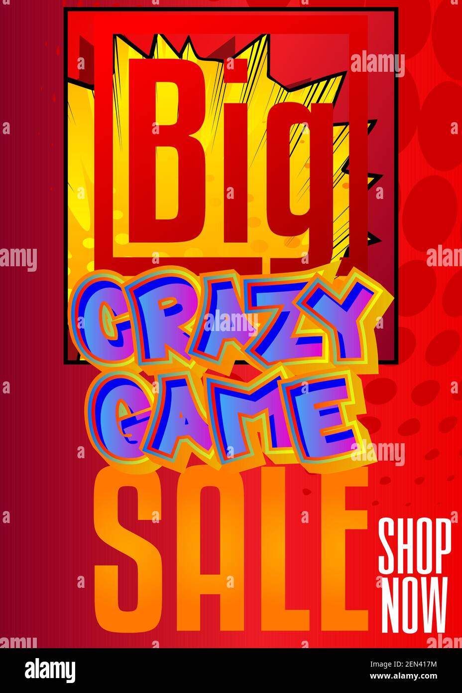 Pc or Console gaming sale, Gamer related Special Offer. Comic book ...