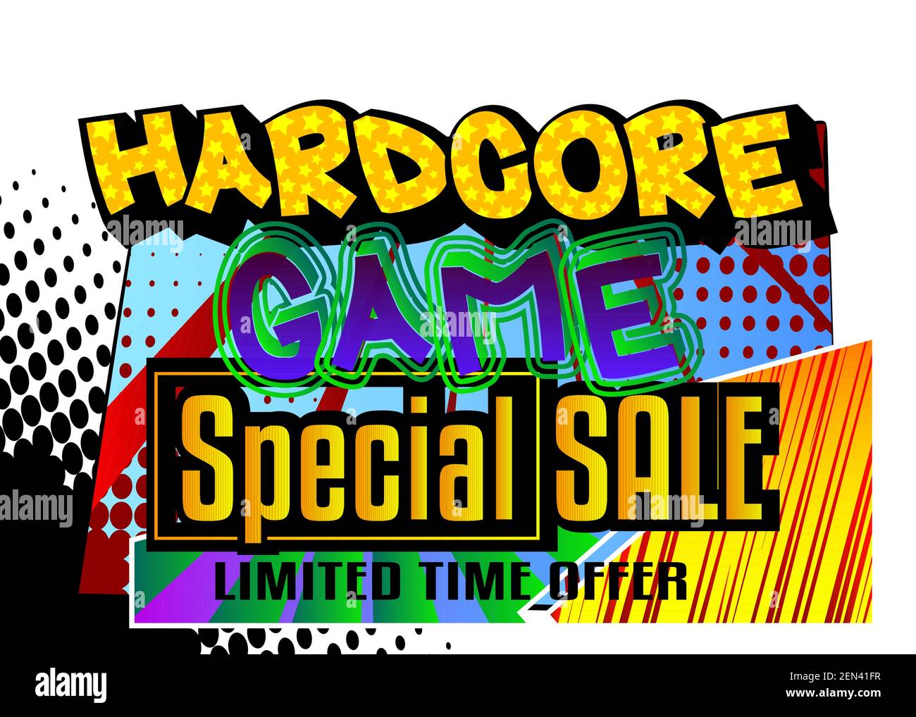 Pc or Console gaming sale, Gamer related Special Offer. Comic book ...