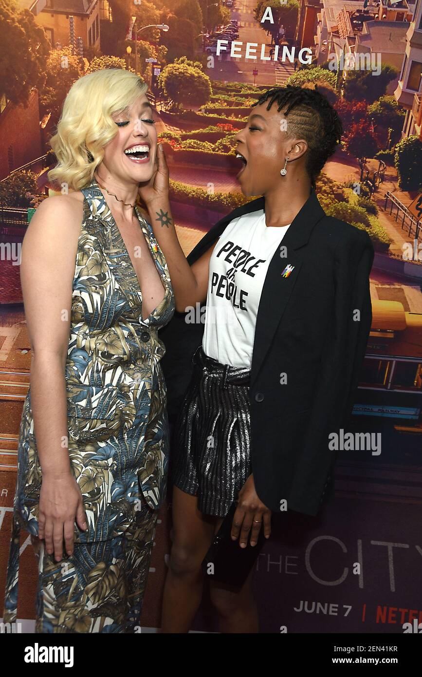 Lauren Morelli and wife Samira Wiley attend Armistead Maupins "Tales of ...