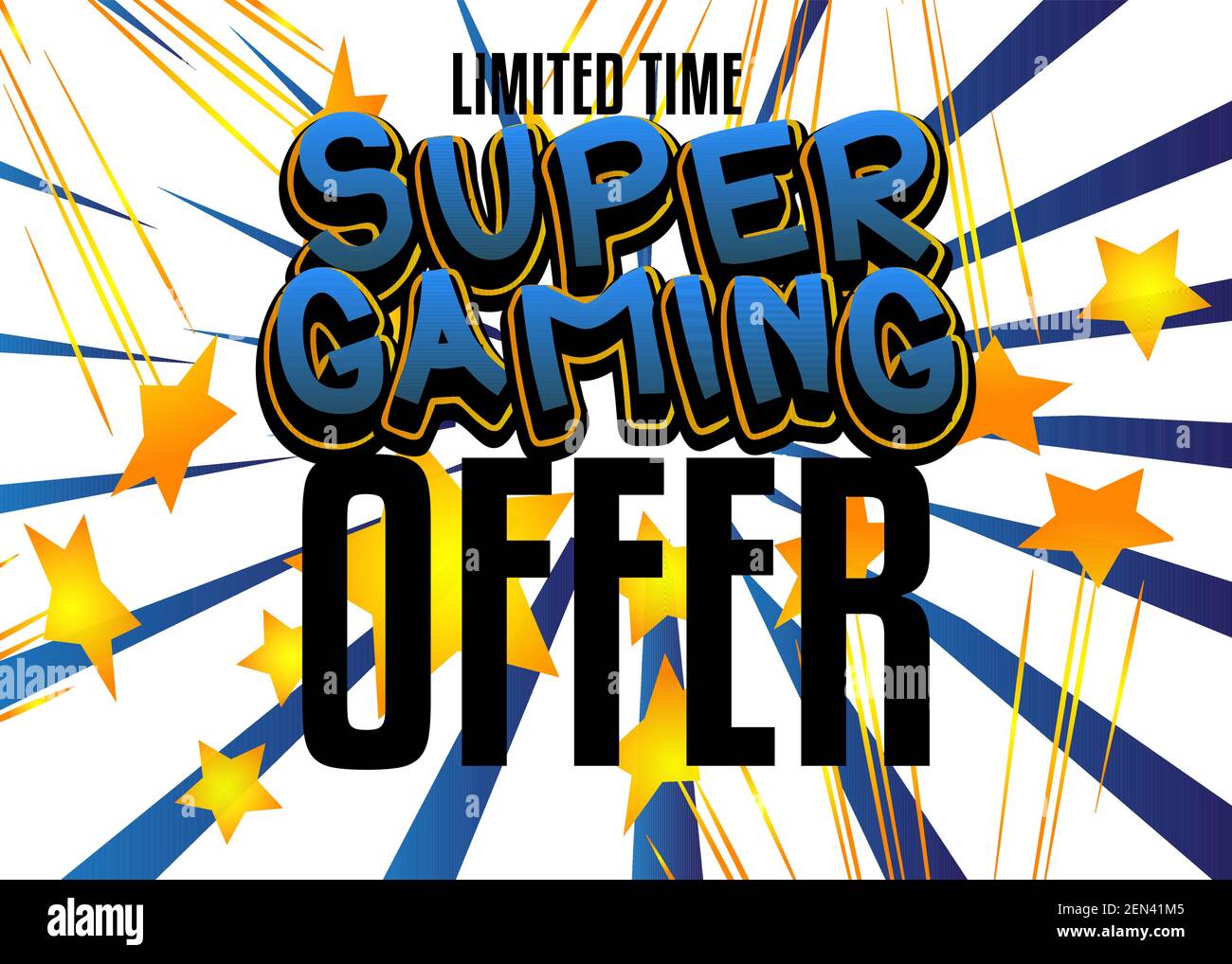 Pc or Console gaming sale, Gamer related Special Offer. Comic book style background. Poster ...
