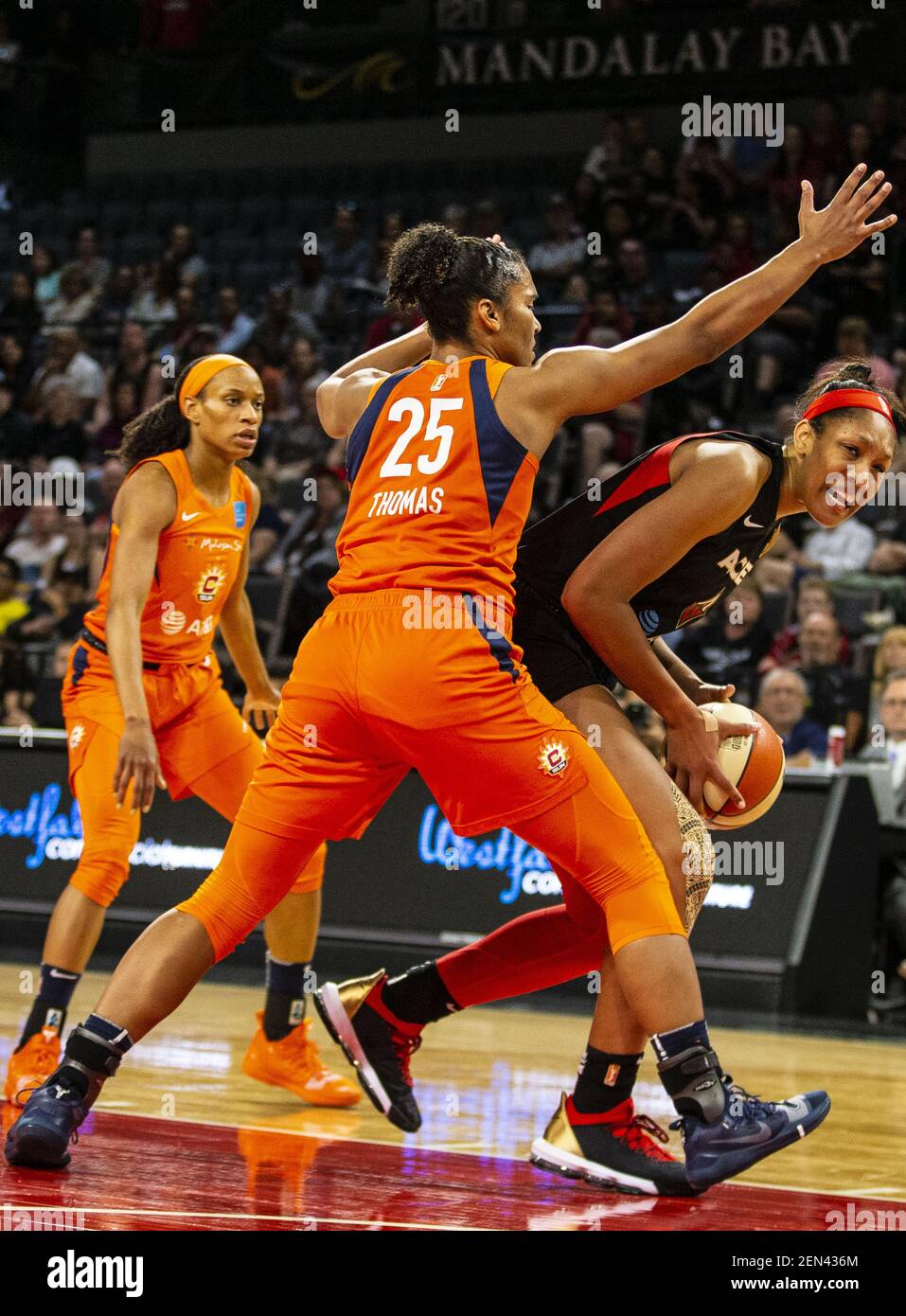 June 02, 2019 Las Vegas, NV U.S.A.: Las Vegas center A'ja Wilson (22 ...