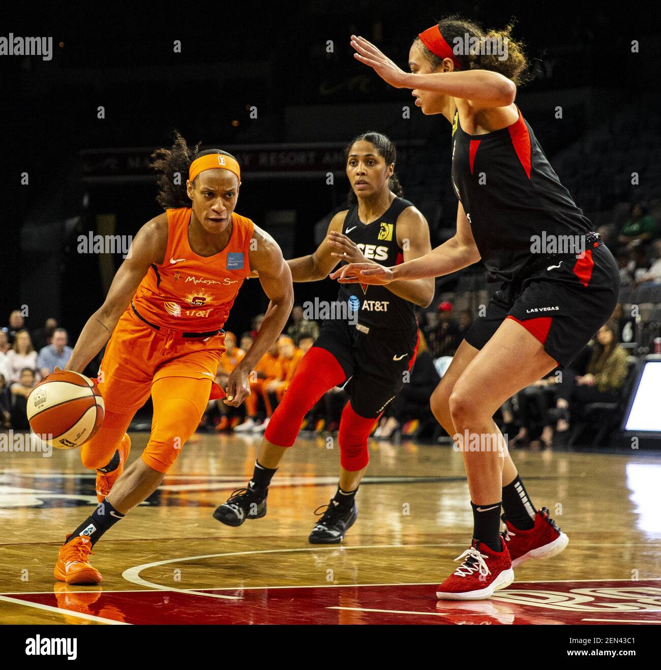 June 02, 2019 Las Vegas, NV U.S.A.: Connecticut Sun guard Jasmine ...