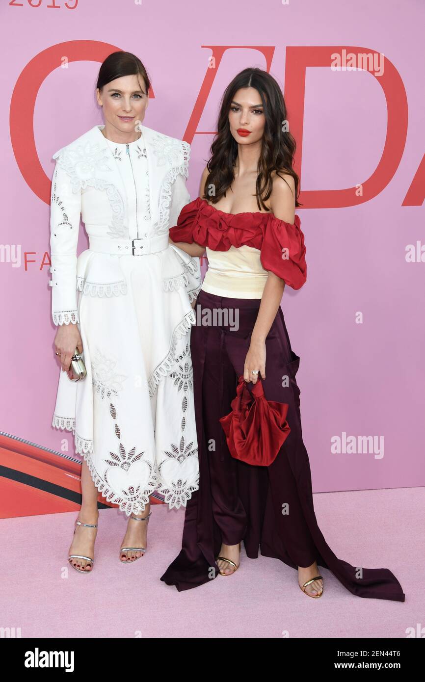 Tabitha Simmons, Emily Ratajkowski arrives to the 2019 CFDA Awards ...
