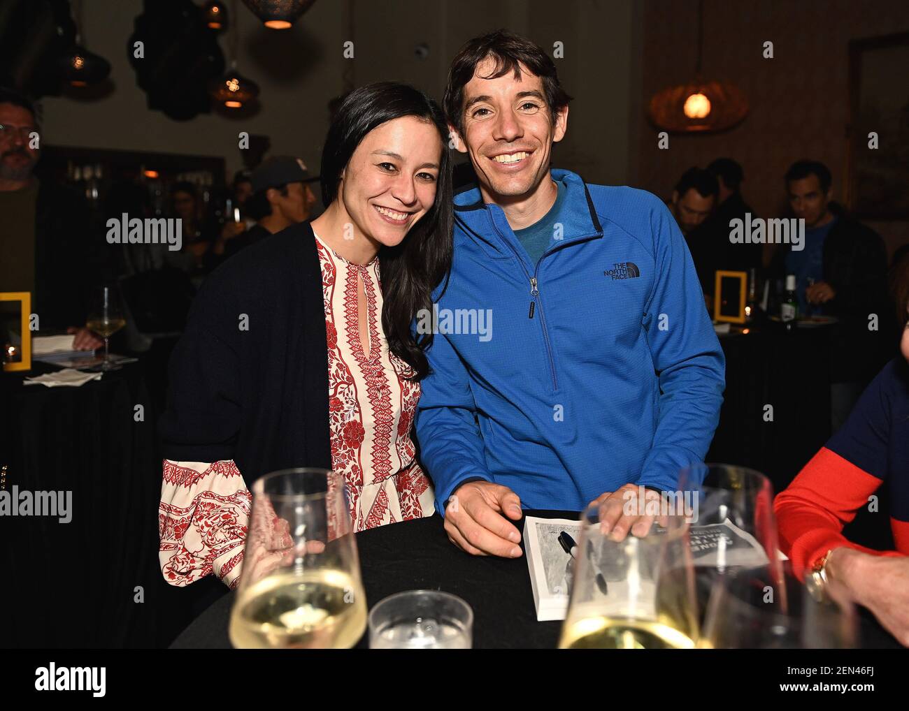 LOS ANGELES - JUNE 3: Chai Vasarhelyi and Alex Honnold attend an FYC ...