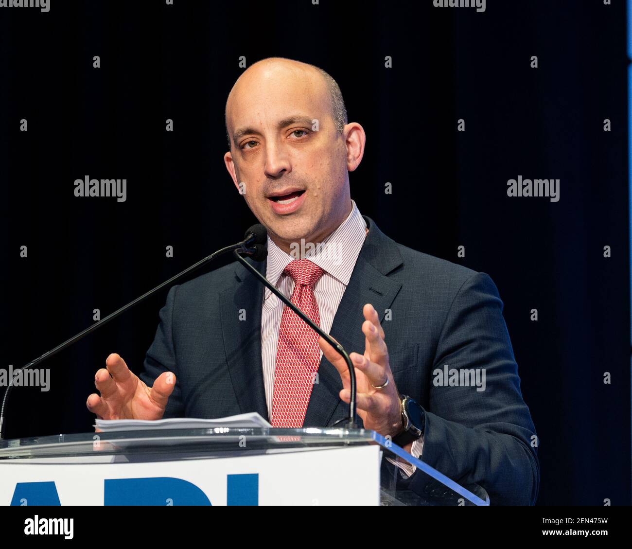 Jonathan Greenblatt, ADL CEO & National Director, speaking at the Anti ...