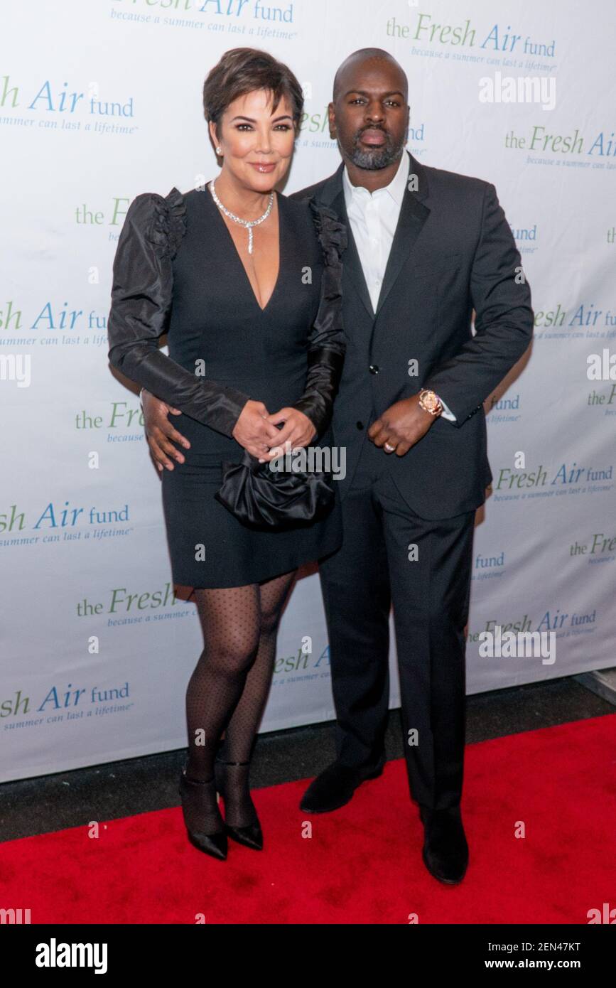 Kris Jenner and Corey Gamble attend the The Fresh Air Fund Spring ...