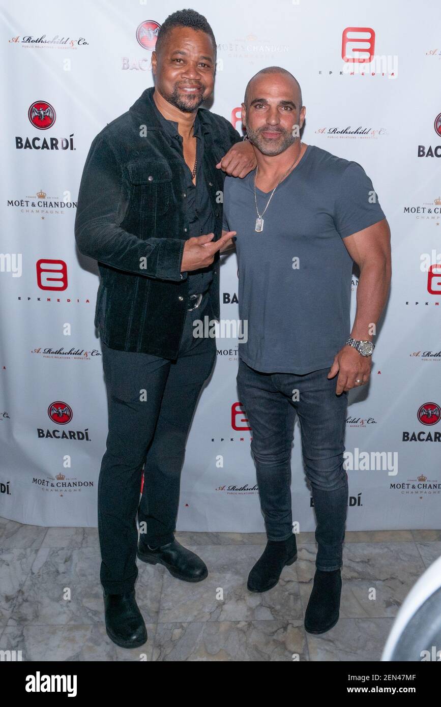 Cuba Gooding Jr and Joe Gorga attend the Grand Opening of Marble ...