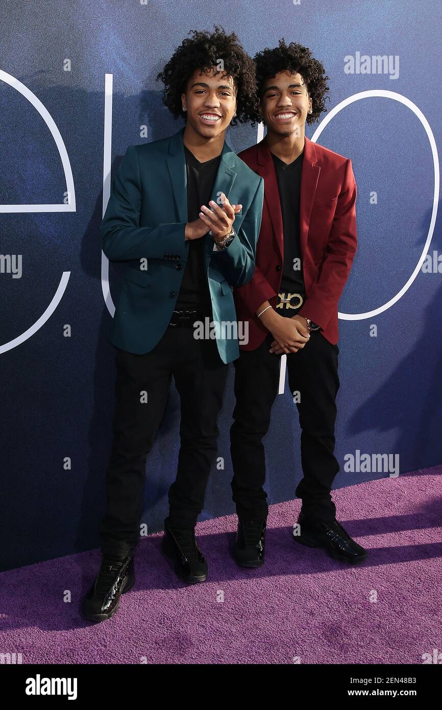 Tyler Timmons, Tristan Timmons attend the Los Angeles Premiere Of HBO Euphoria held at The ...