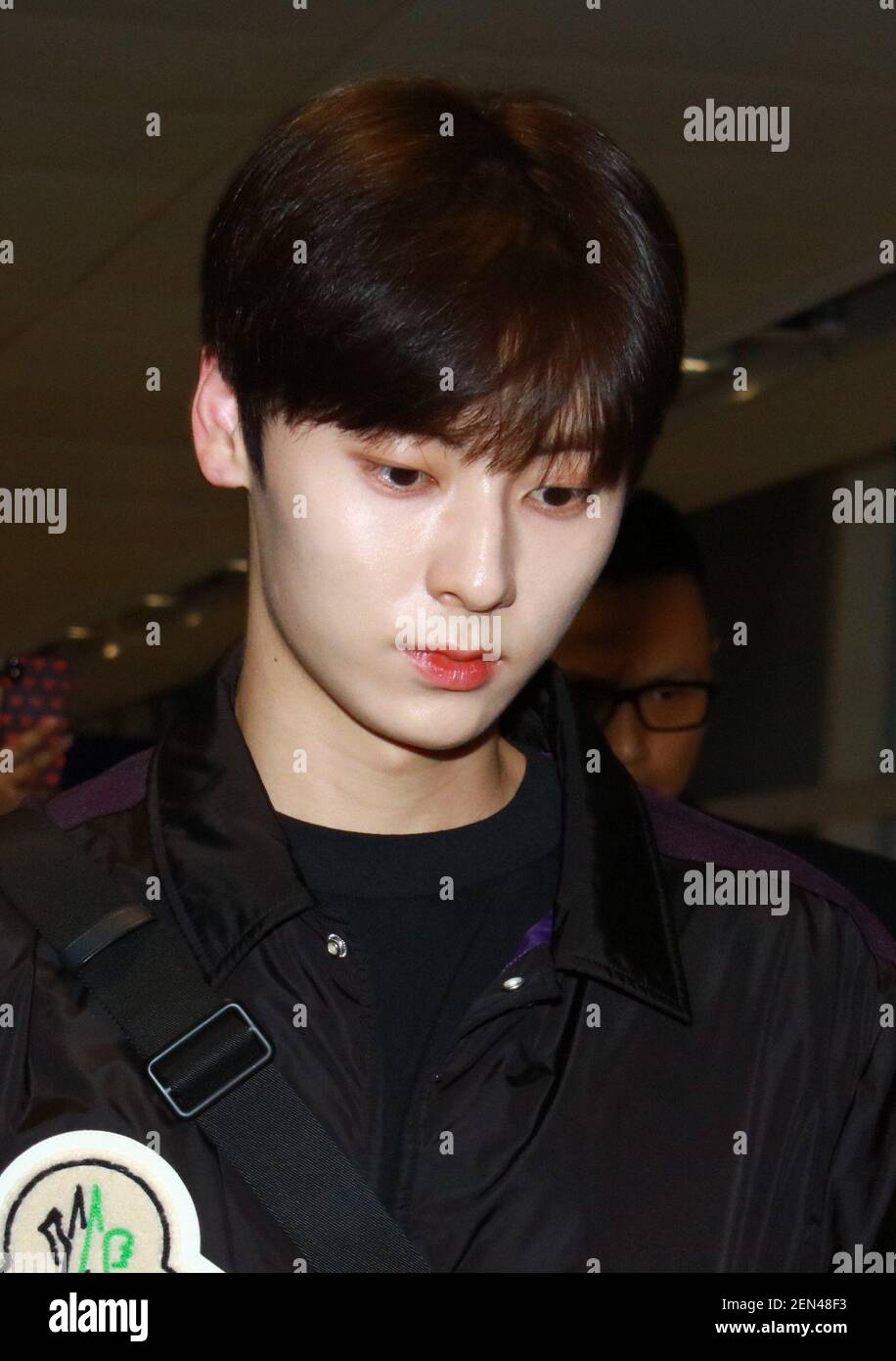 South Korean singer-songwriter and actor Hwang Min-hyun, known ...