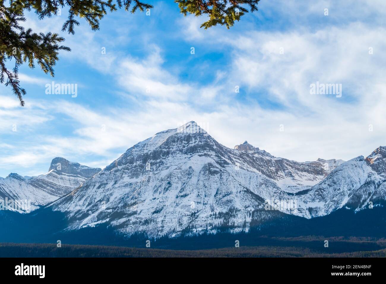 Beautiful mountain view in Jasper national park, Canada Stock Photo - Alamy