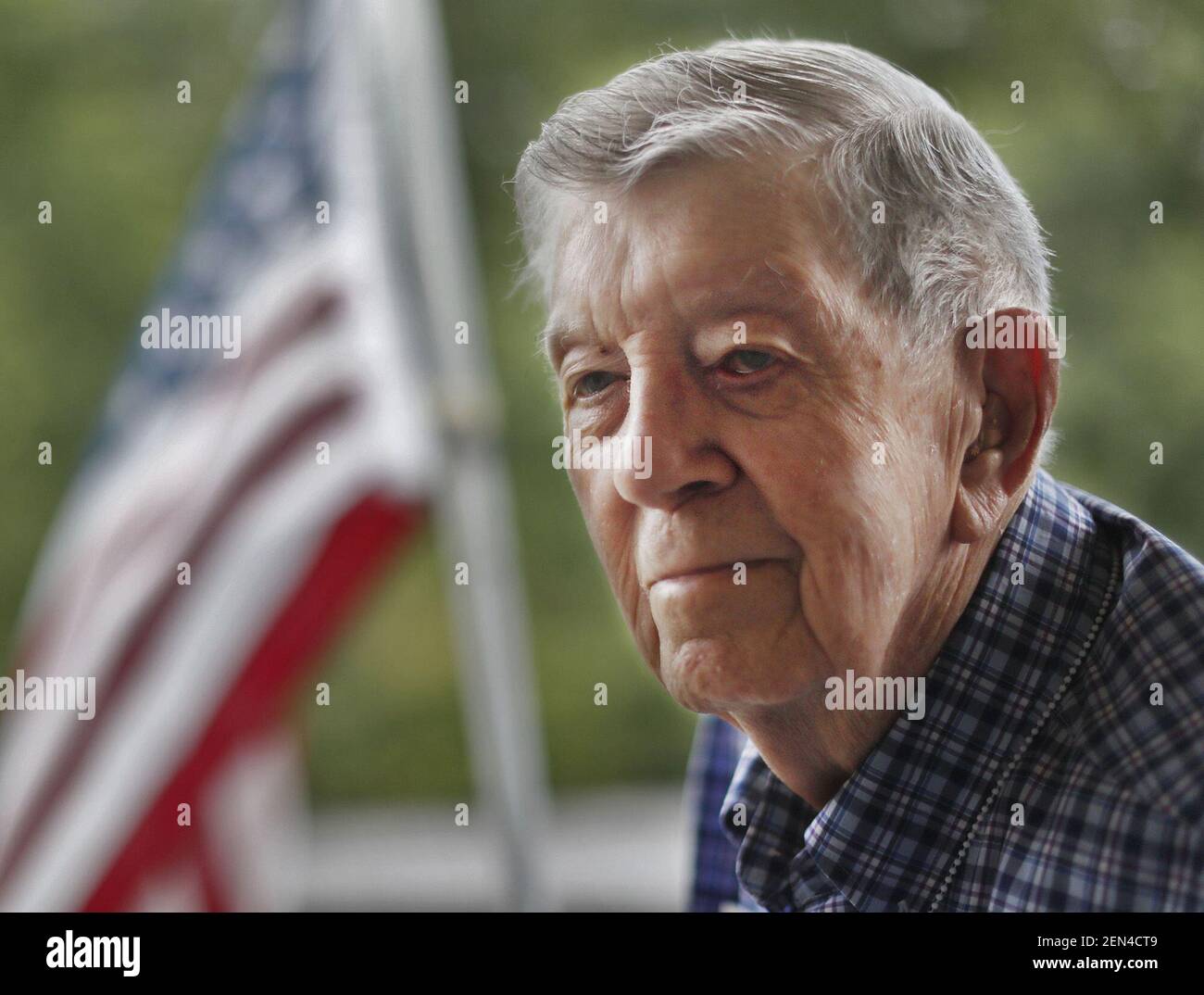 On May 31, 2019, in Columbus, Ga., 99-year-old Charles Maupin flies a U ...