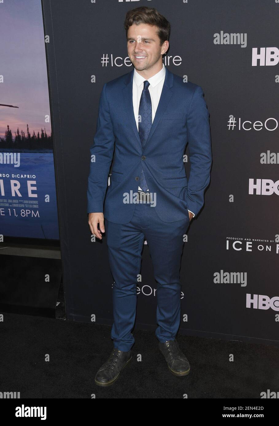 Jackson Hinkle arrives at the HBO Documentary Film ICE ON FIRE Los ...