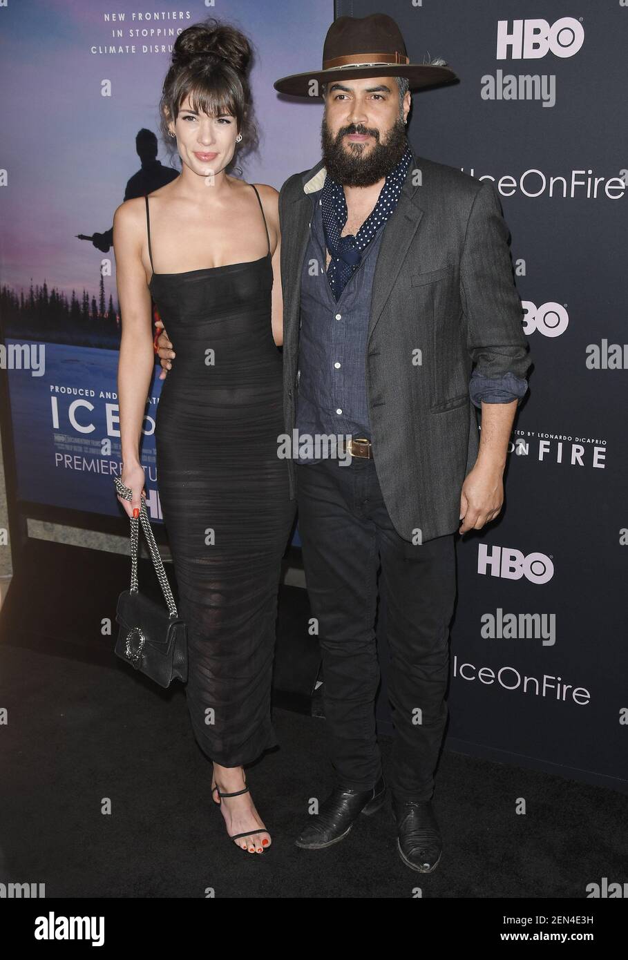 (L-R) Shelby Bullard and Jonah Johnson at the HBO Documentary Film ICE ...
