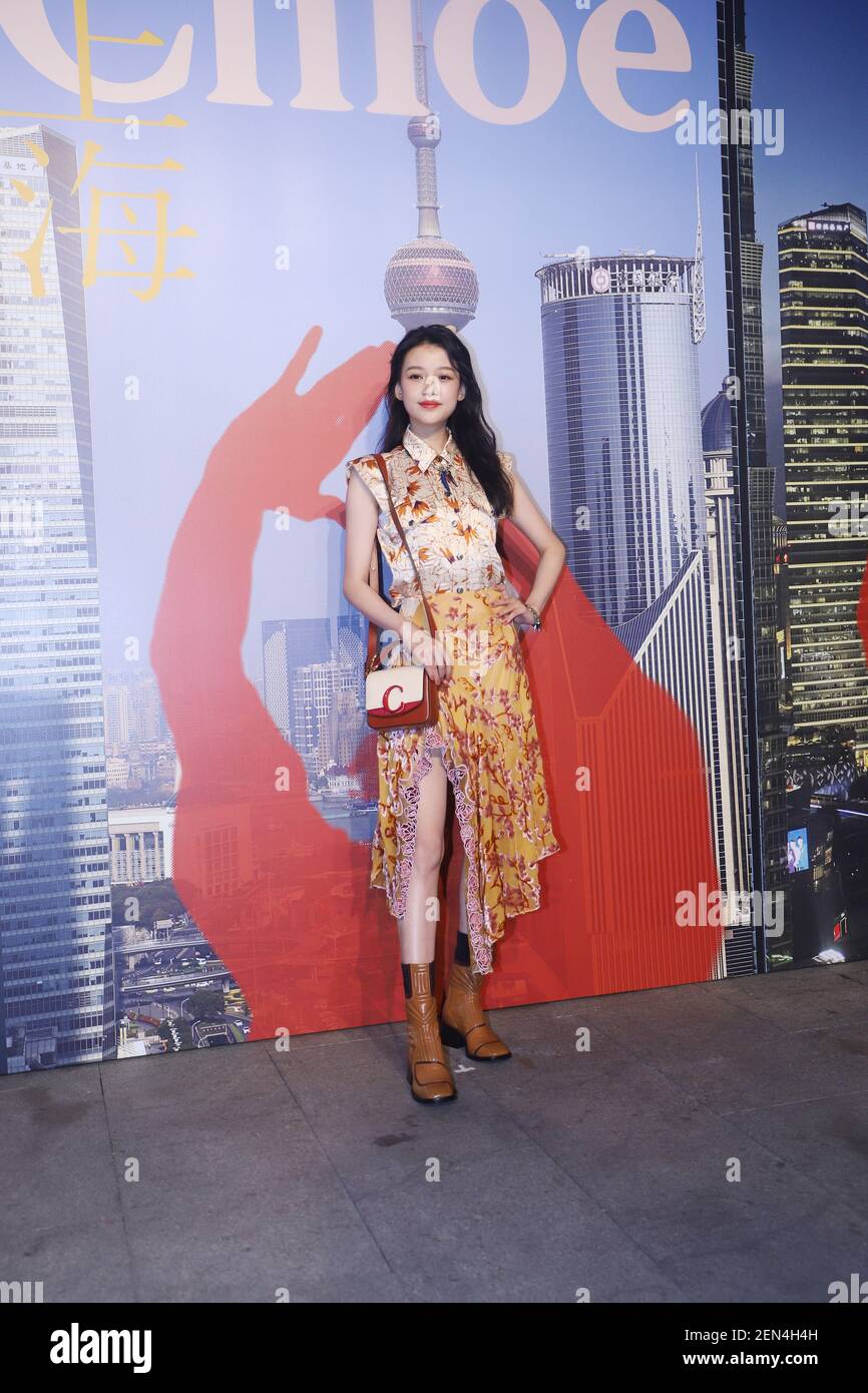 Chinese actress Sun Yi attends the Chloe Spring/Summer 2020 collection ...