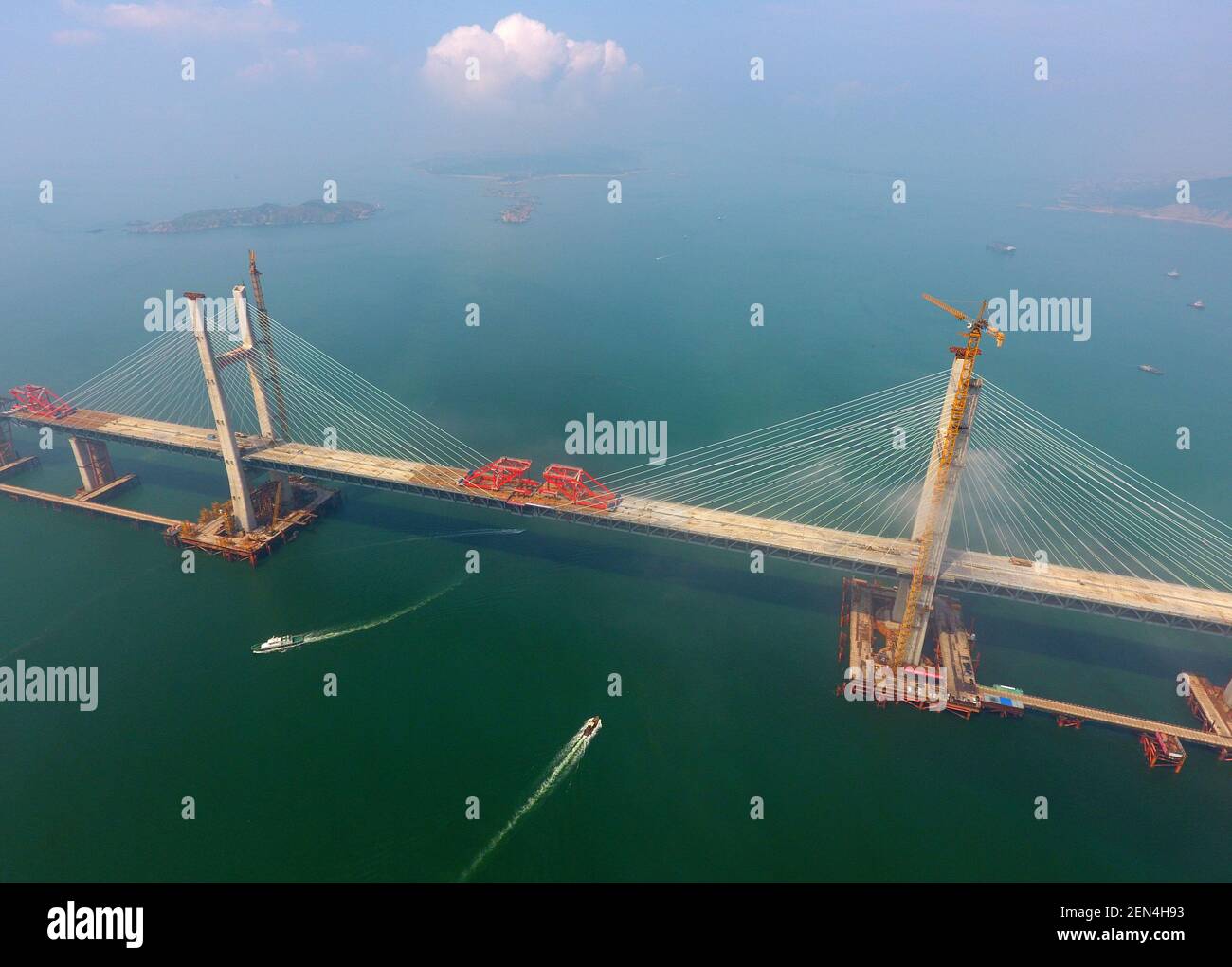 The Pingtan Haixia Rail-Road Bridge, China's first cross-sea rail-road ...