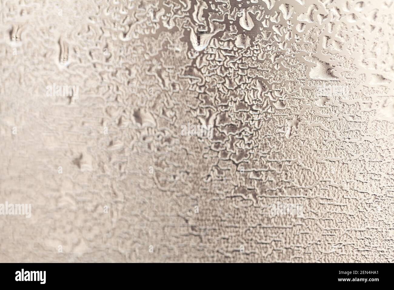 Melting ice on the glass . Wet surface with cold drops Stock Photo - Alamy