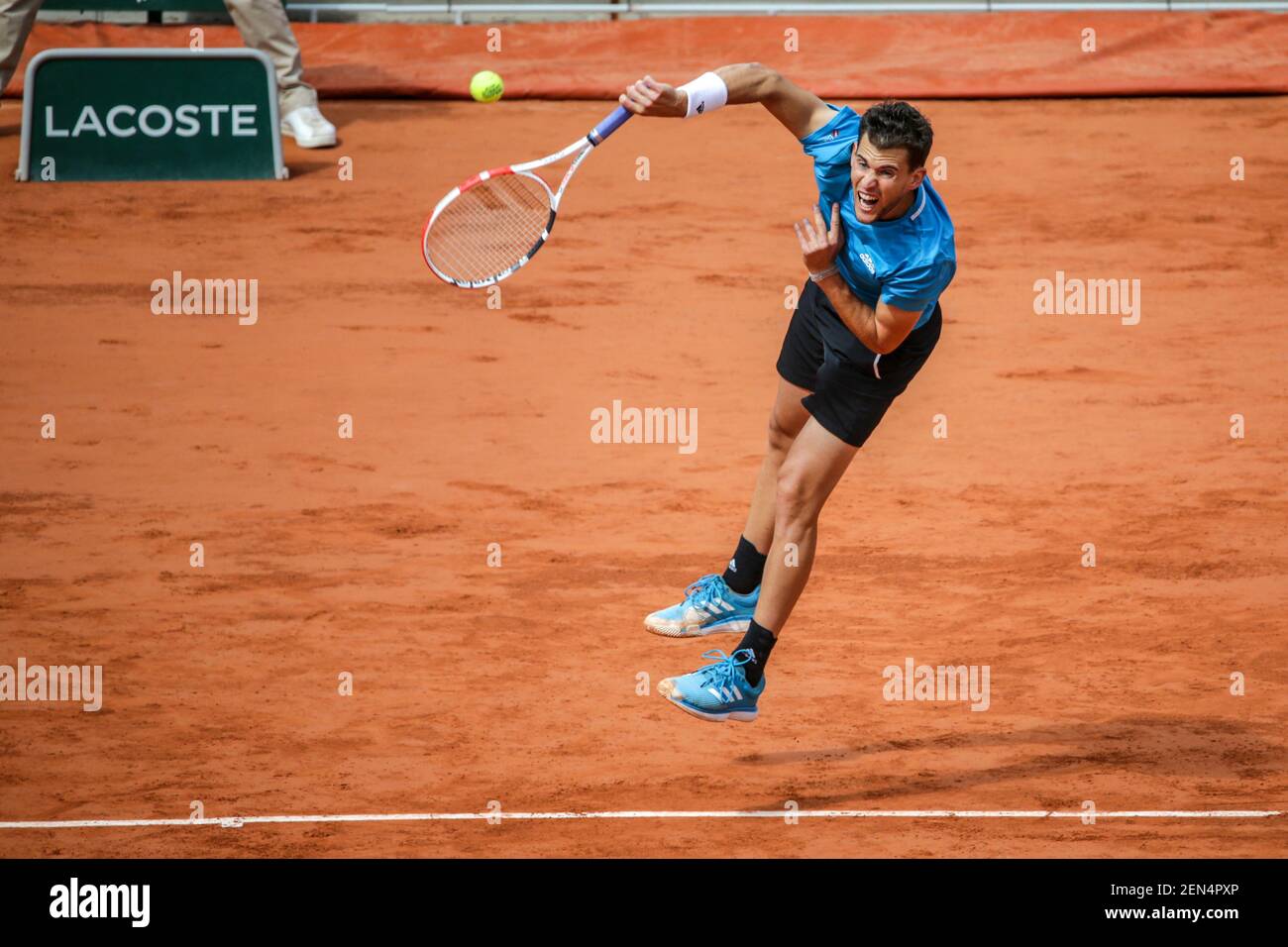 PARIS, IF - 07.06.2019: ROLAND GARROS 2019 - Dominic Thiem (AUT) in a ...