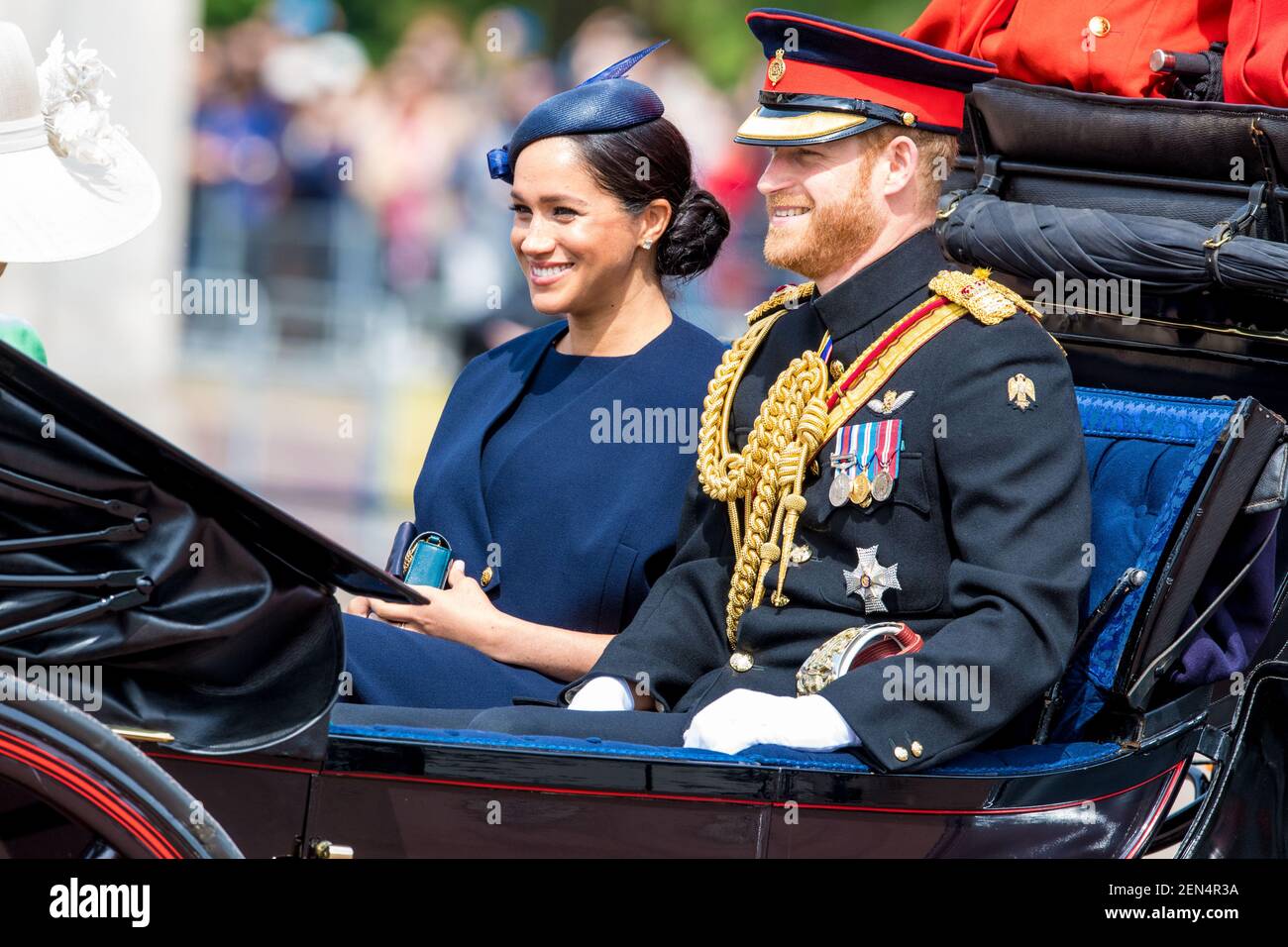 Prince Harry Duke of Sussex and Meghan Markle Duchess of Sussex during ...