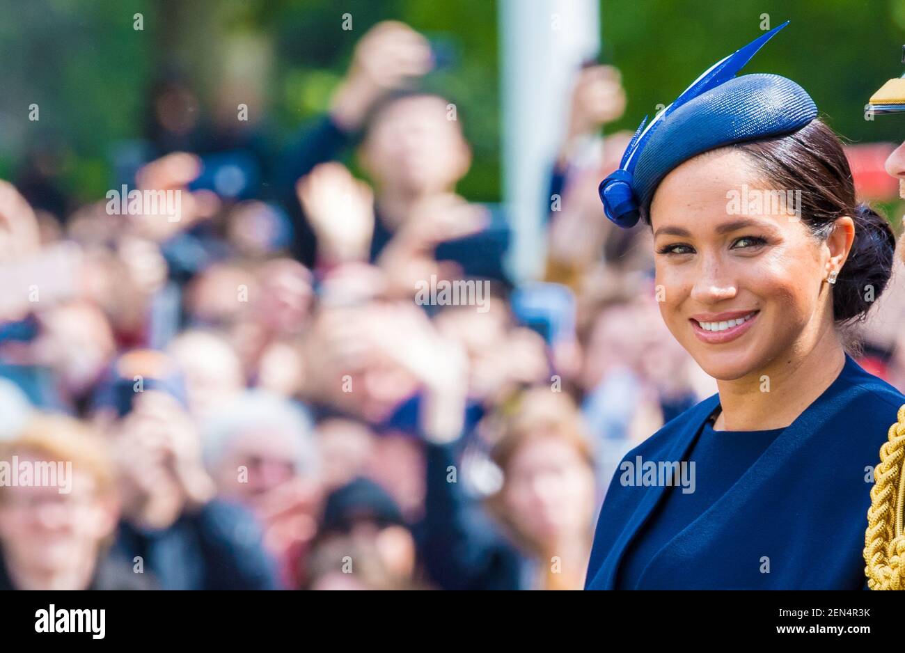 Meghan Markle Duchess of Sussex during Trooping the Colour ceremony ...