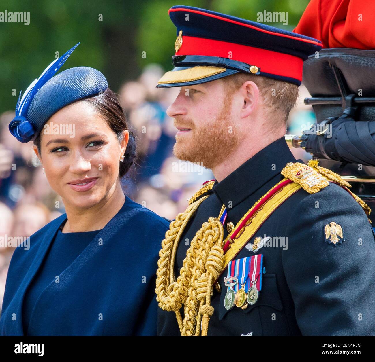 Prince Harry Duke of Sussex and Meghan Markle Duchess of Sussex during ...