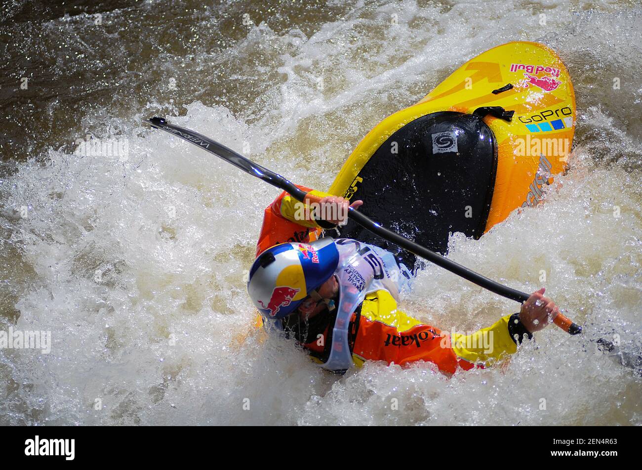 June 7, 2019: Team Jackson kayaker, Dane Jackson, in semi-final action ...