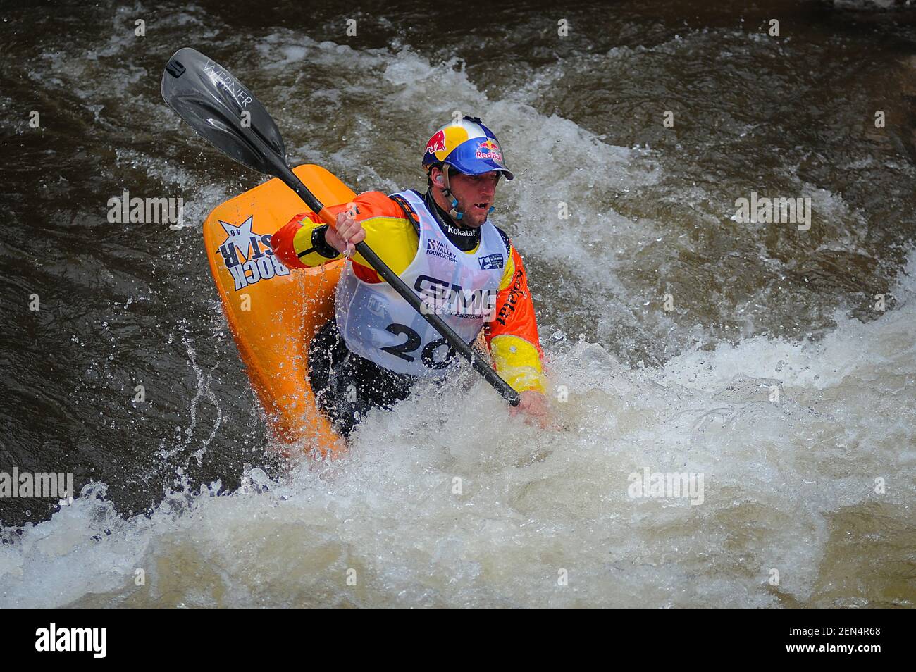 June 7, 2019: Team Jackson kayaker, Dane Jackson, in semi-final action ...