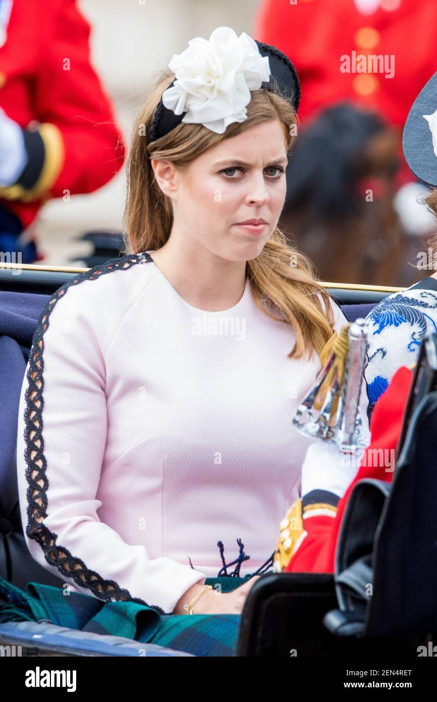 Princess Beatrice of York during Trooping the Colour ceremony, marking ...