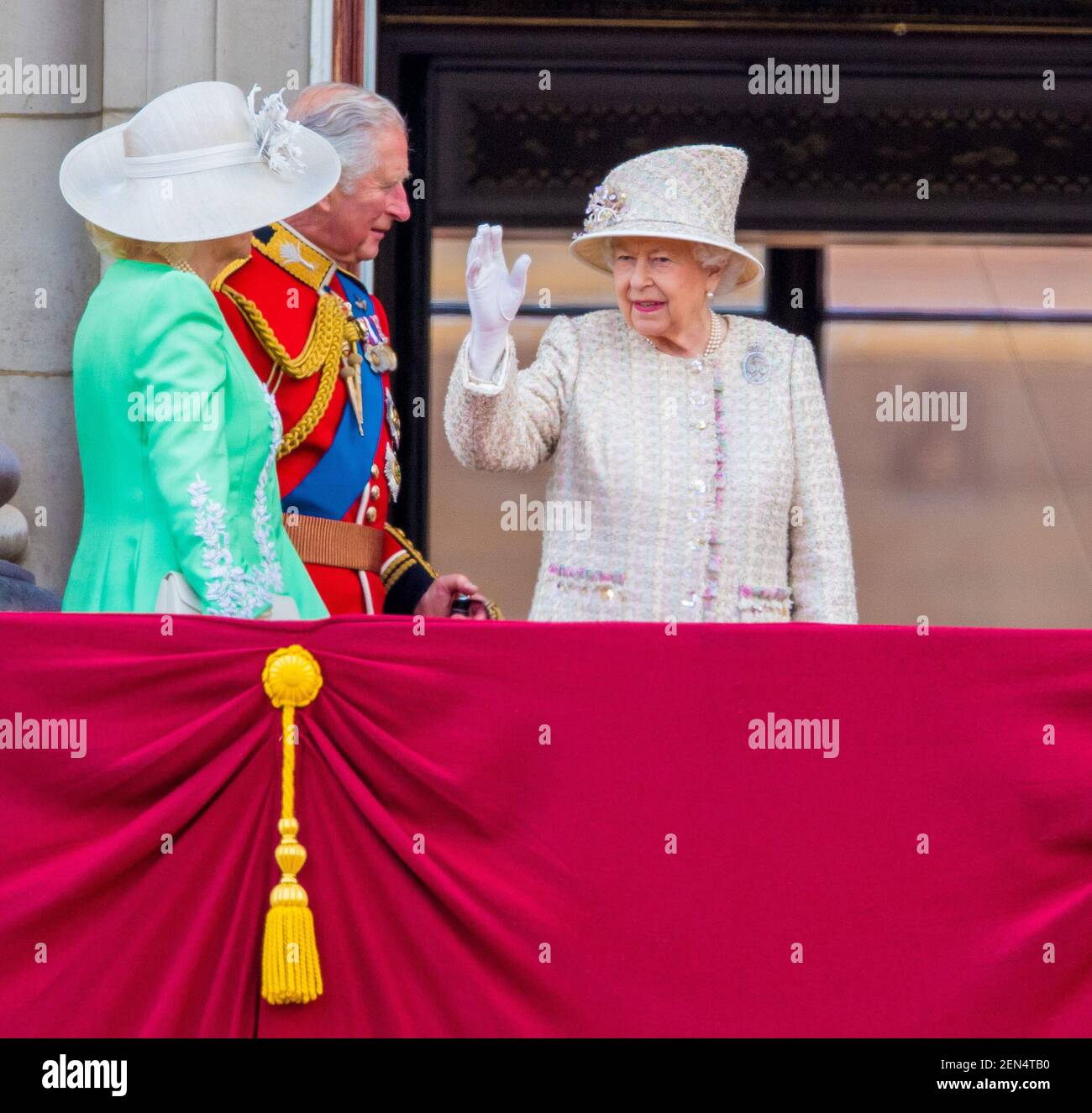 Queen Elizabeth II, Prince Charles of Wales, Camilla Duchess of ...