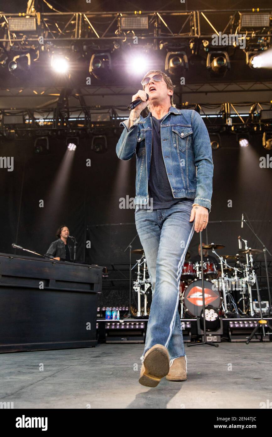 Rob Thomas during the Chip Tooth Tour at Breese Stevens Field on June ...