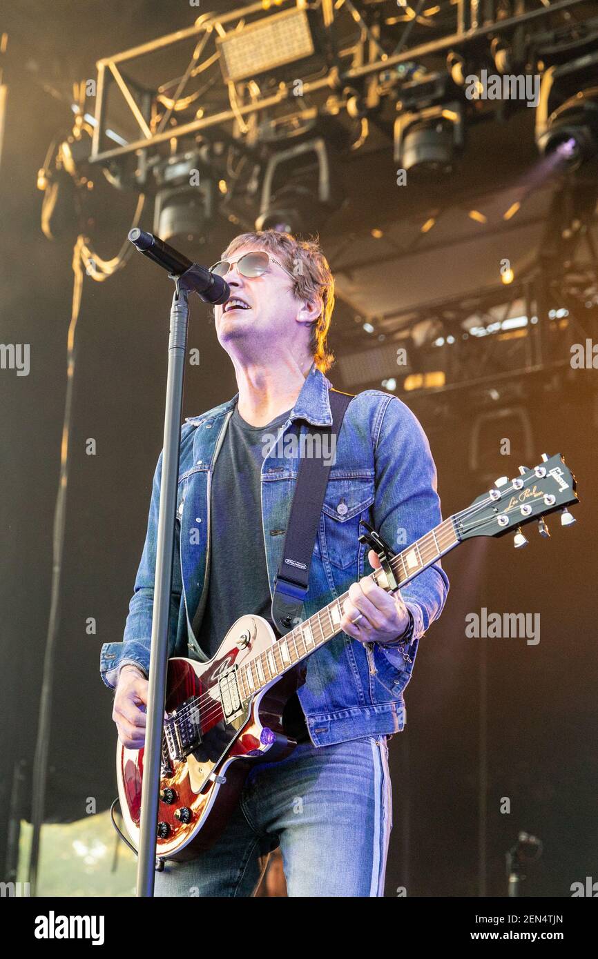 Rob Thomas during the Chip Tooth Tour at Breese Stevens Field on June ...