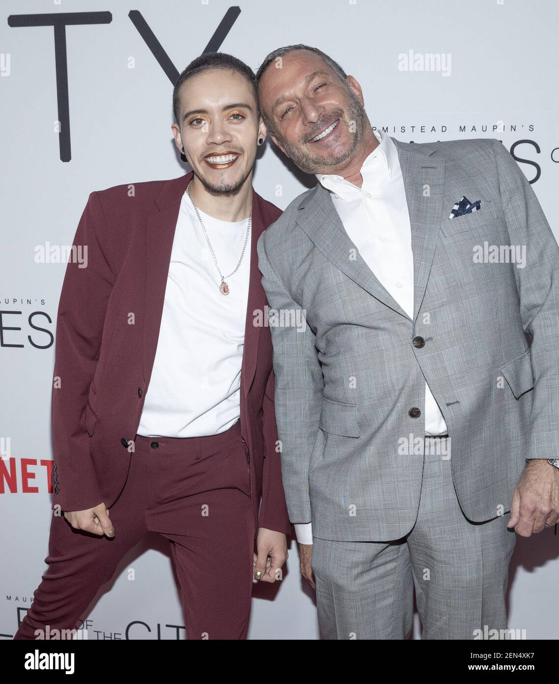 Josiah Victoria Garcia and Alan Poul attend Tales of the City New York ...