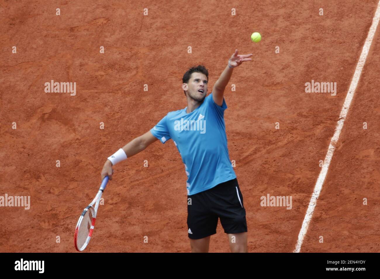 PARIS, IF - 09.06.2019: ROLAND GARROS 2019 - Dominic Thiem (AUT) in the ...
