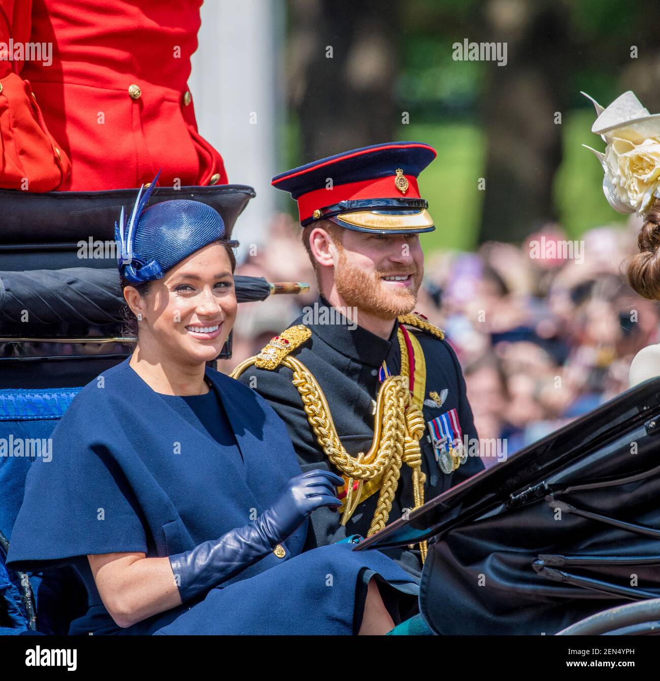 Meghan, Duchess of Sussex, making her first appearance at a public ...
