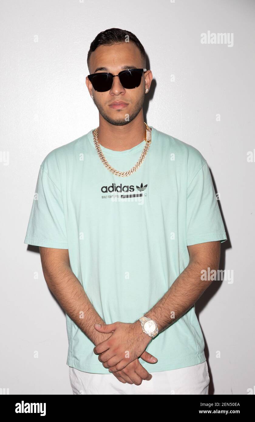 MIAMI, FL - JUNE 8: Lyanno is seen backstage during Uforia Mix Live ...