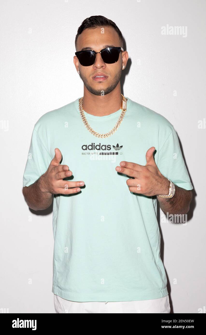 MIAMI, FL - JUNE 8: Lyanno is seen backstage during Uforia Mix Live ...