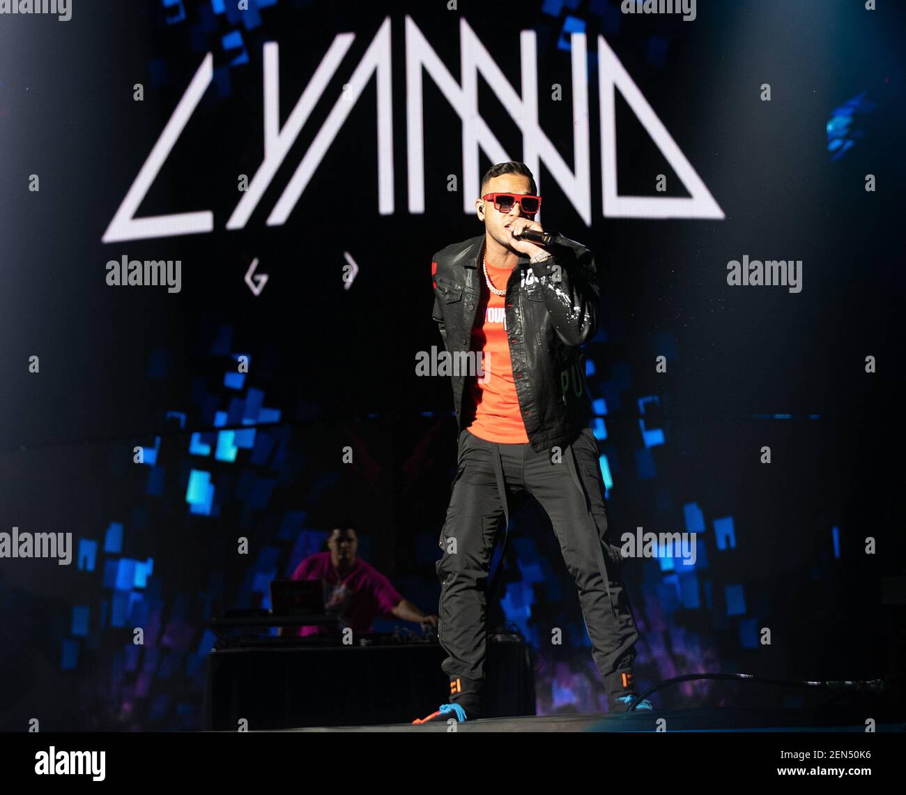 MIAMI, FL - JUNE 8: Lyanno performs during Uforia Mix Live Concert at ...