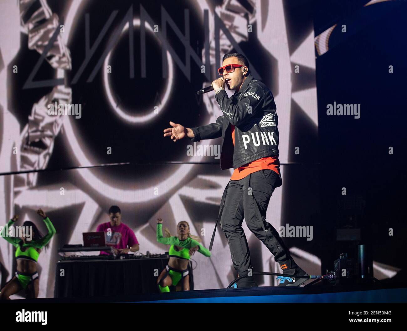 MIAMI, FL - JUNE 8: Lyanno performs during Uforia Mix Live Concert at ...