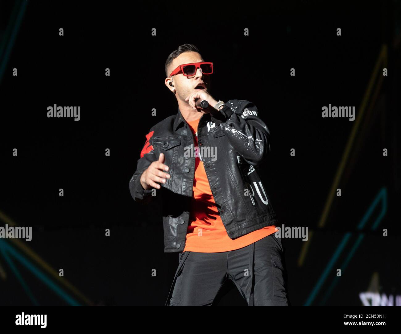 MIAMI, FL - JUNE 8: Lyanno performs during Uforia Mix Live Concert at ...