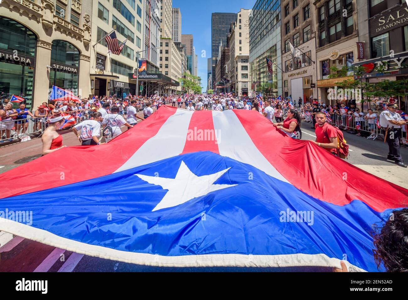 The 62nd Annual National Puerto Rican Day Parade continue the tradition ...