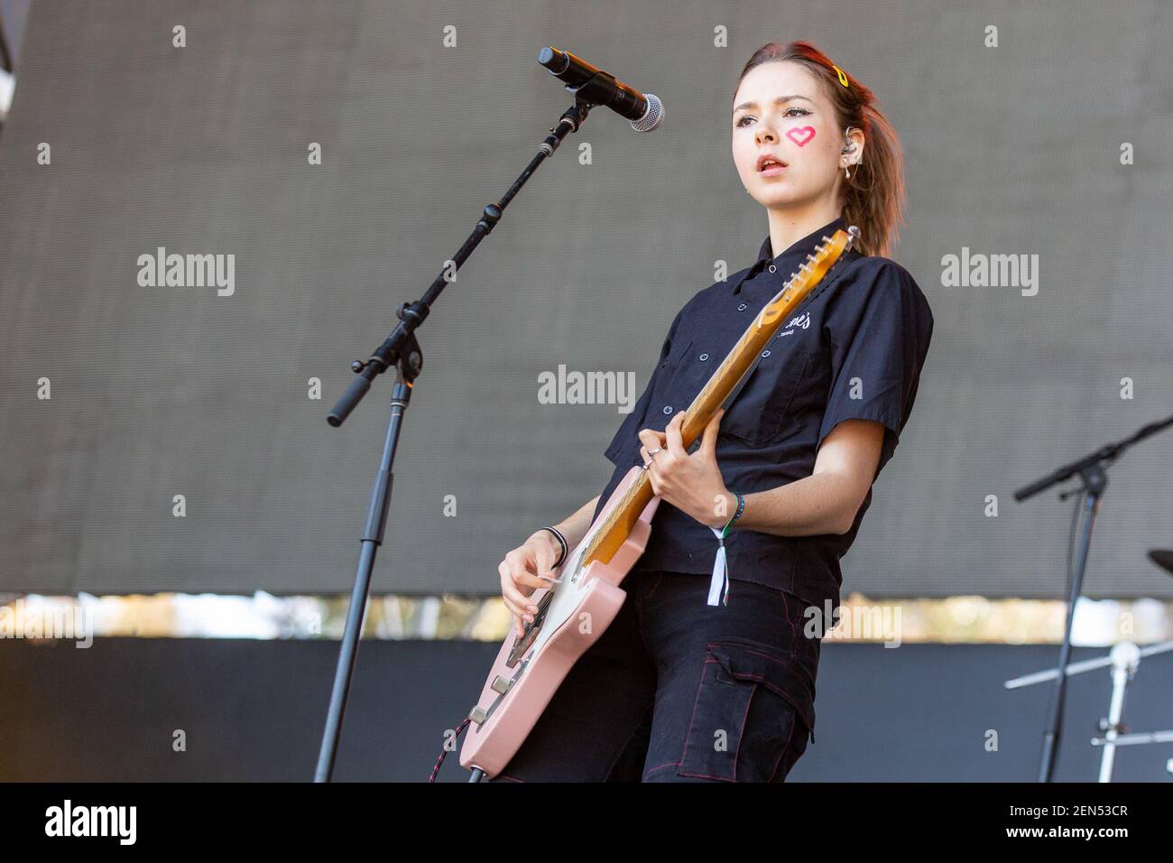 Lydia Night of The Regrettes during the KROQ Weenie Roast at Doheny ...