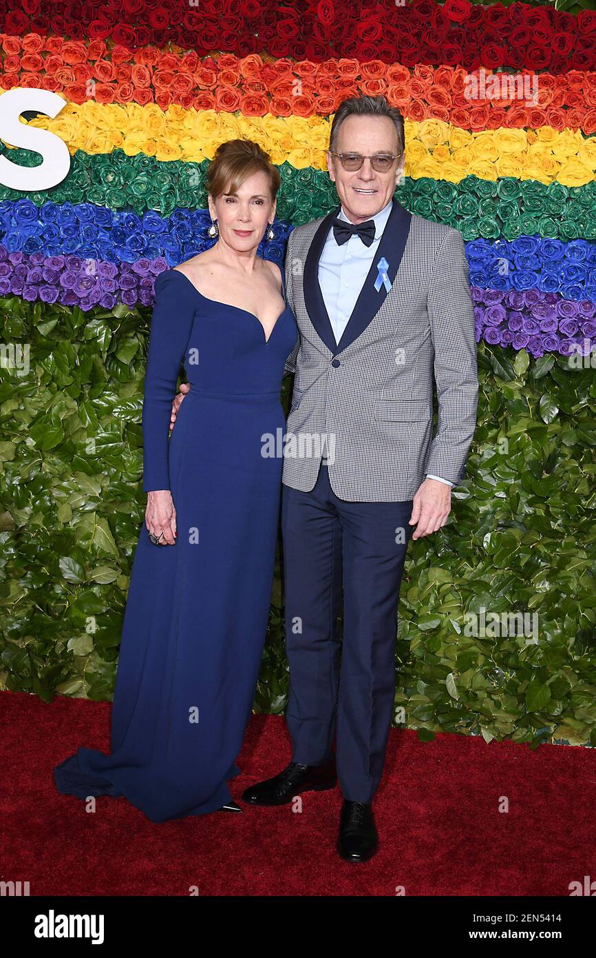 Robyn and Bryan Cranston attends the 2019 Tony Awards on June 9, 2019 ...