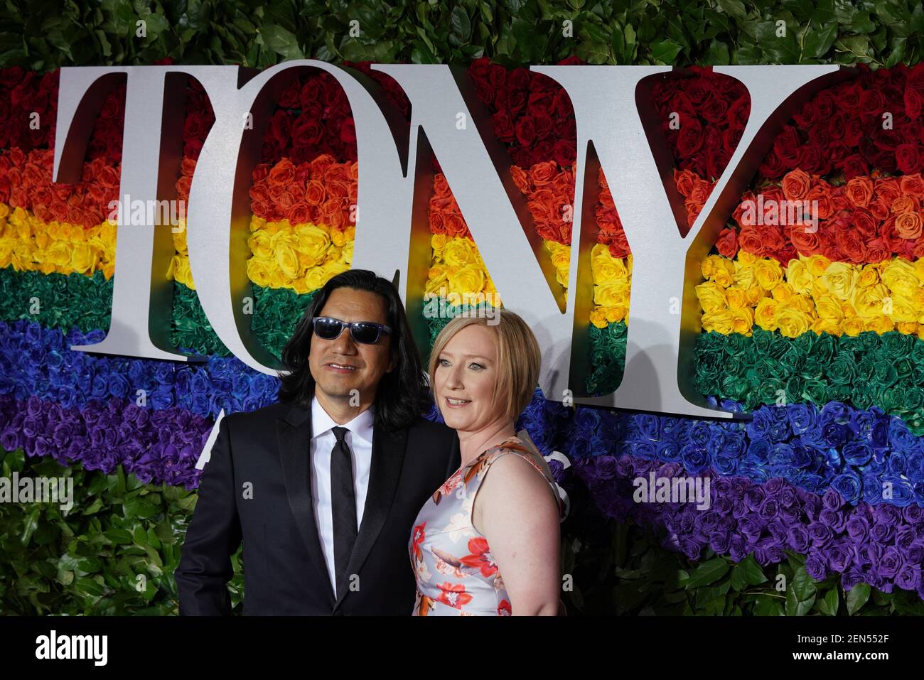 Heather Hitchens, Felix Cisneros III arrives to the 2019 Tony Awards ...