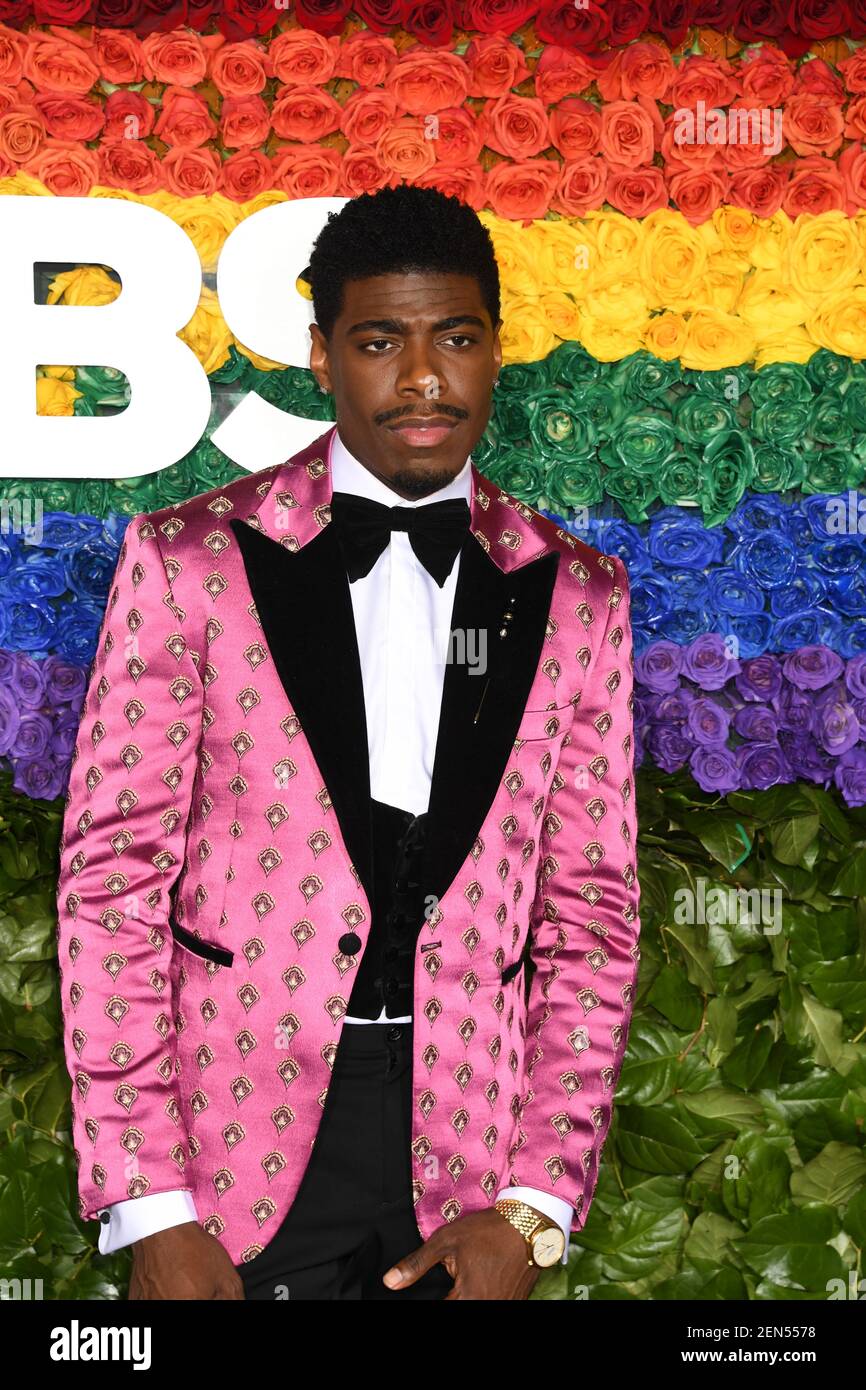 Jawan M. Jackson arrives to the 2019 Tony Awards, held at Radio City ...