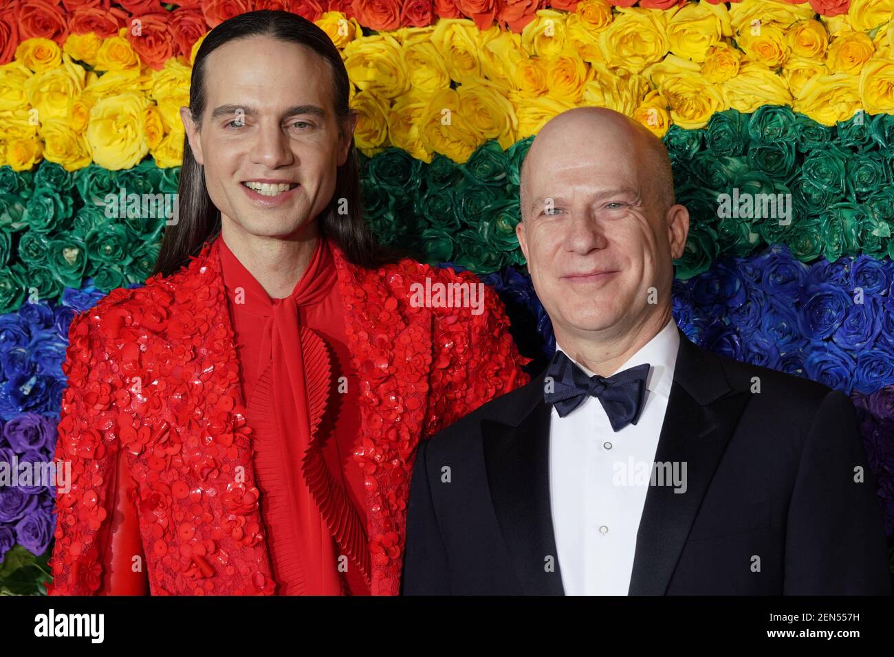 Jordan Roth arrives to the 2019 Tony Awards, held at Radio City Music ...