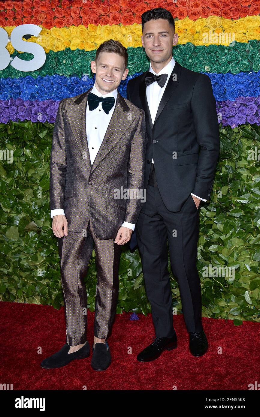 (L-R) Andrew Keenan-Bolger and Scott Bixby attend the 2019 “Tony Awards ...