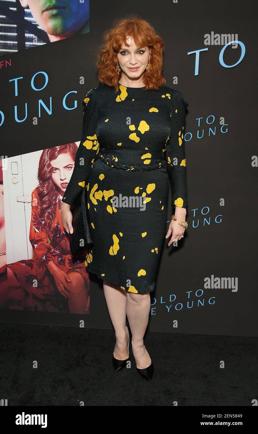 Christina Hendricks arrives to Los Angeles Special Screening of Too Old ...